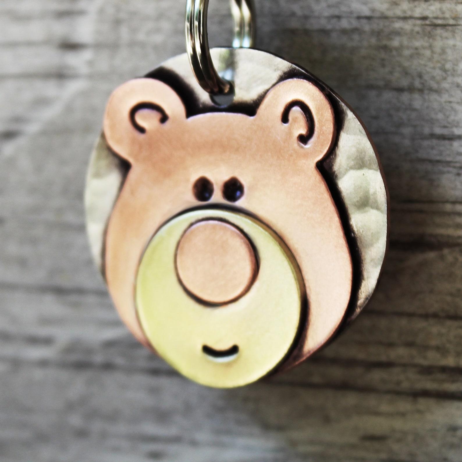 Custom Bear Dog ID Tag, Pet ID Tag, Personalized Bear ID Tag, Dog Tag ...