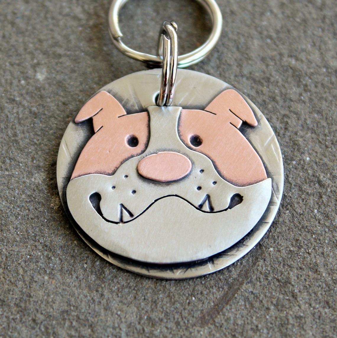 Dog Tag Dog ID Tag Pet Tag Dog Tags Custom-english Bull | Etsy