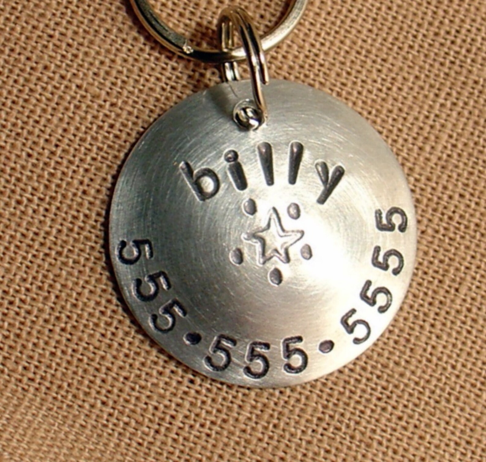Custom Light Weight Pet Tag for Dogs and Cats- the Billy - Etsy