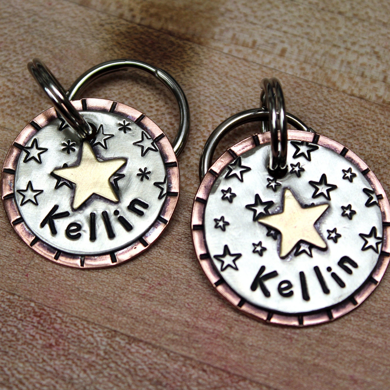 Small Star Dog Tag Pet Tag Stars Perfect for Small Dogs and - Etsy