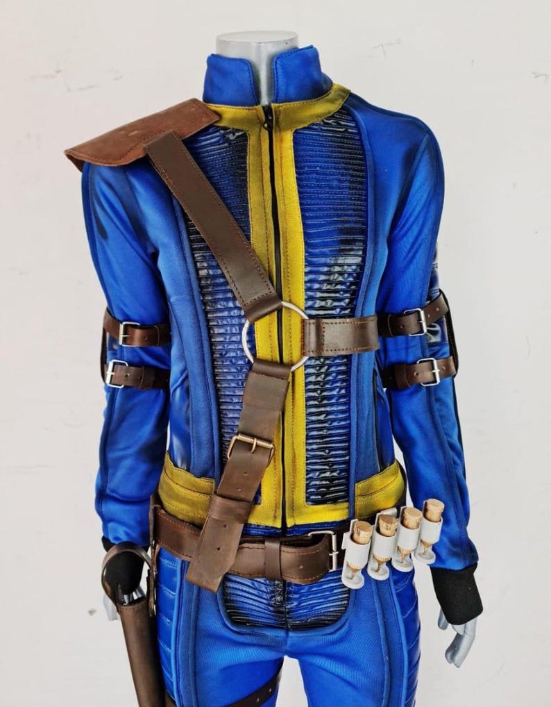 Fallout Vault Suit Set | Vault 33 & Vault 101 Cosplay Costumes With ...
