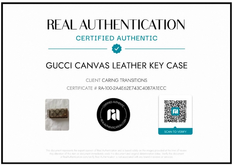 Authentic 1980’s Gucci Logo Canvas Leather Key Case - Etsy