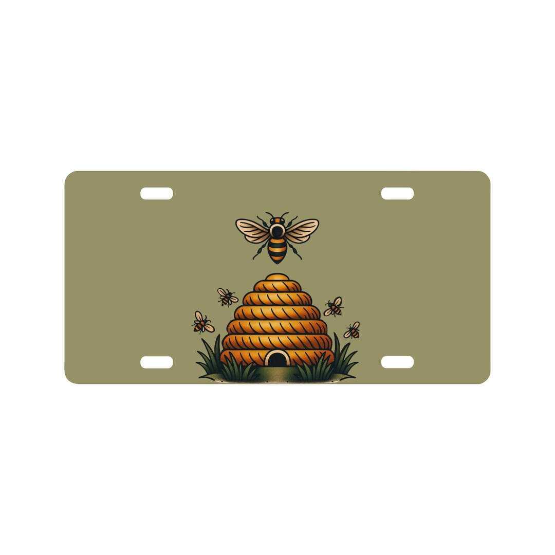 Beehive License Plate - Etsy