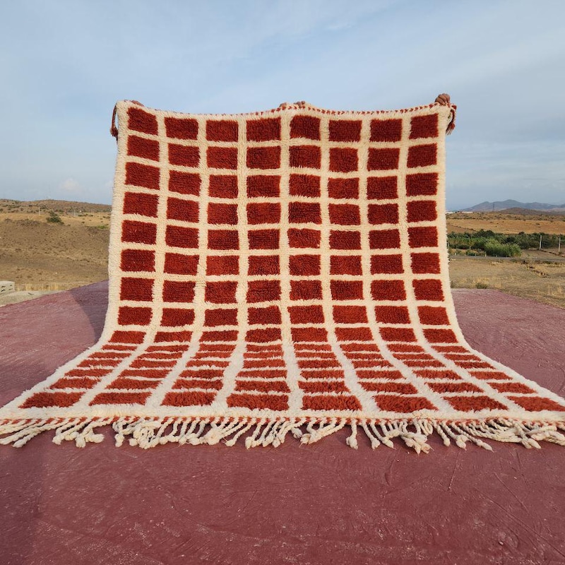 Kids Rug Checked - Etsy UK