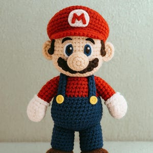 Mario Amigurumi Crochet Pattern PDF – Super Mario Plush Toy DIY ...