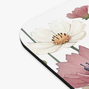 Floral Mouse Pad - Vibrant Flower Design, Office Decor, Gift for Her ...