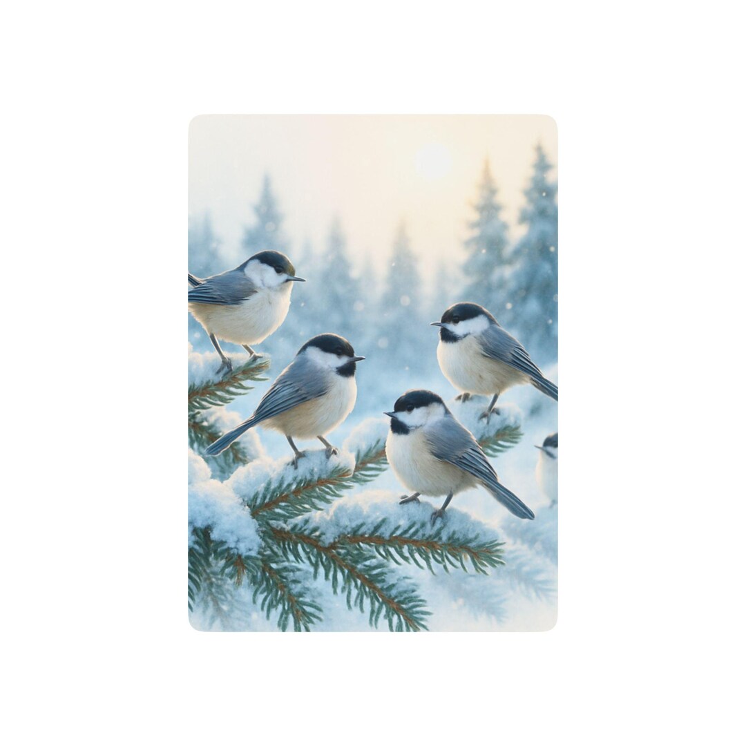 Winter-themed Playing Cards, Card Game, Gift for Gamers, Holiday ...