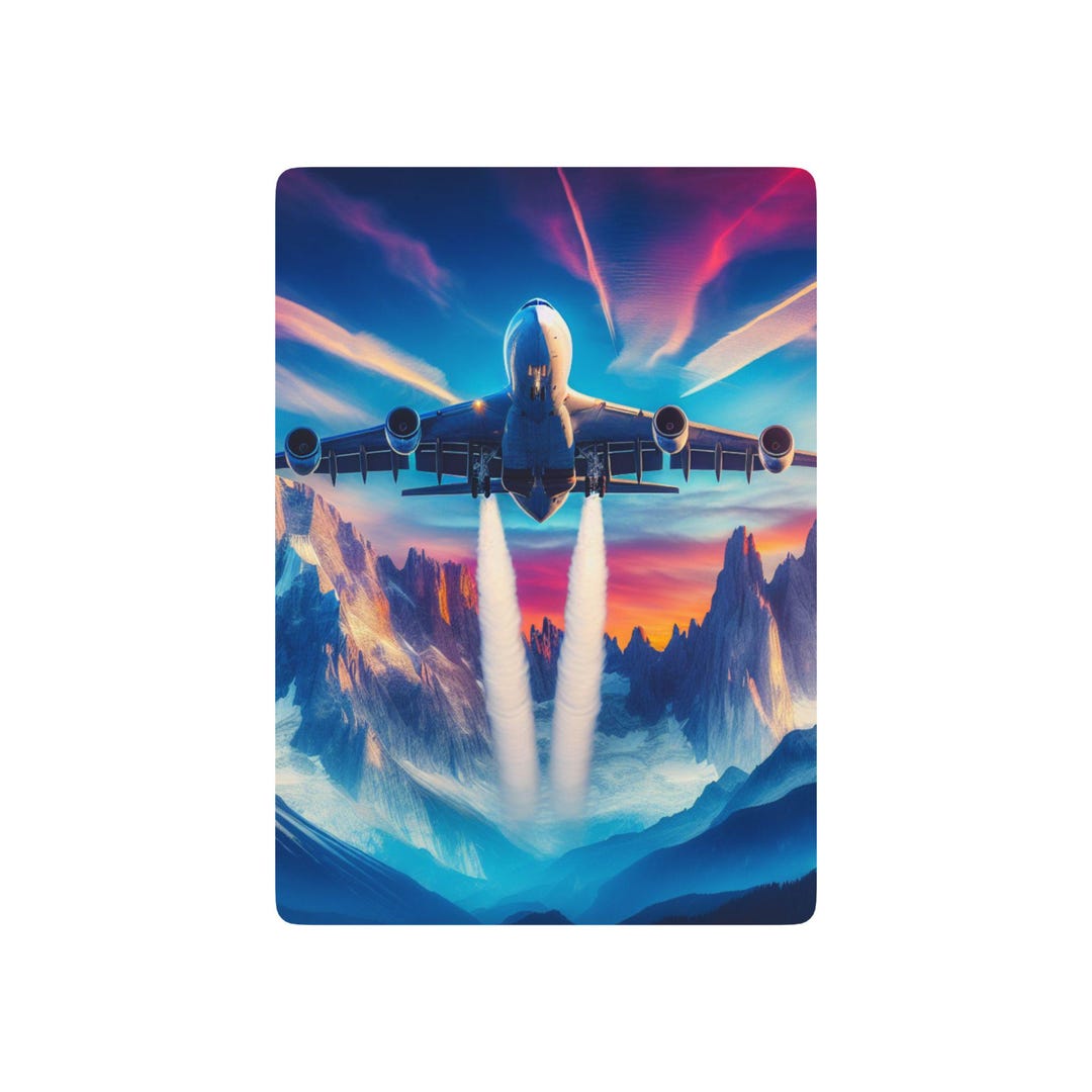 Jet Aircraft Playing Cards: Poker Night, Collectible Card Deck - Etsy