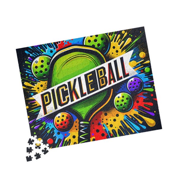 Pickleball Jigsaw Puzzle - Etsy