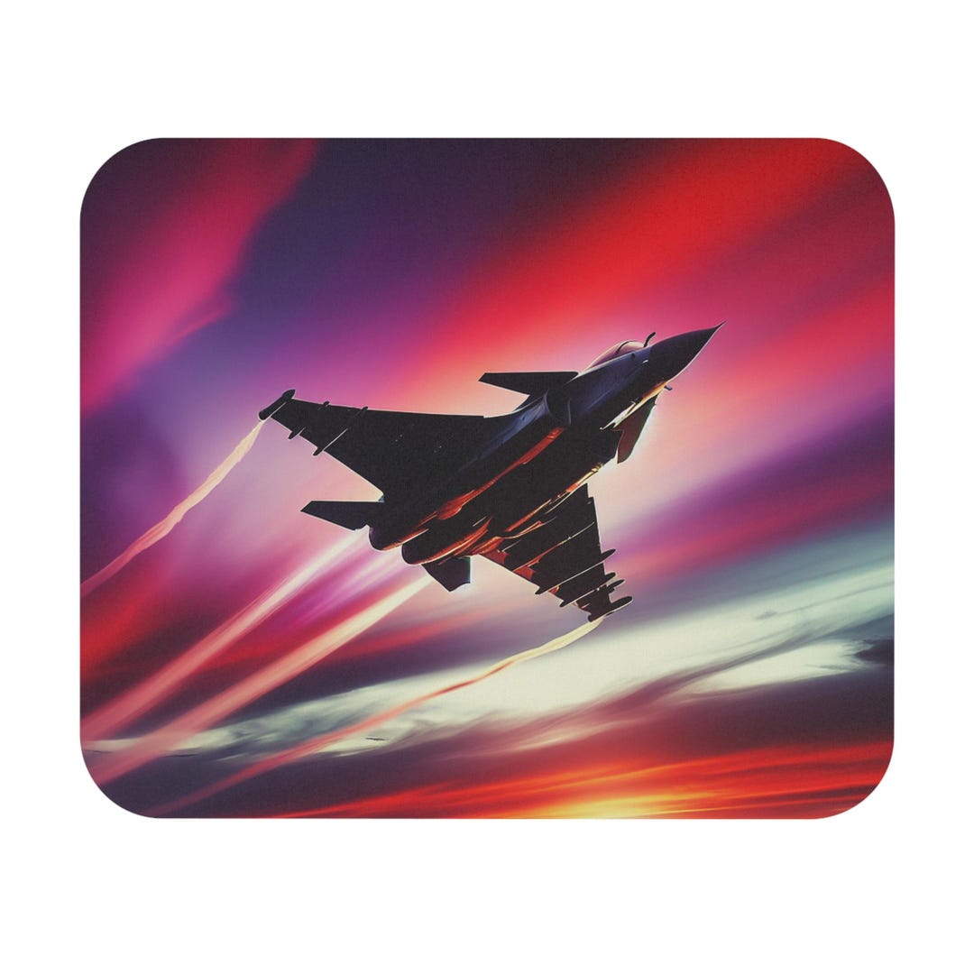 Mouse Pad (rectangle), Aircraft, Jet Design, Gift for Him, Her - Etsy