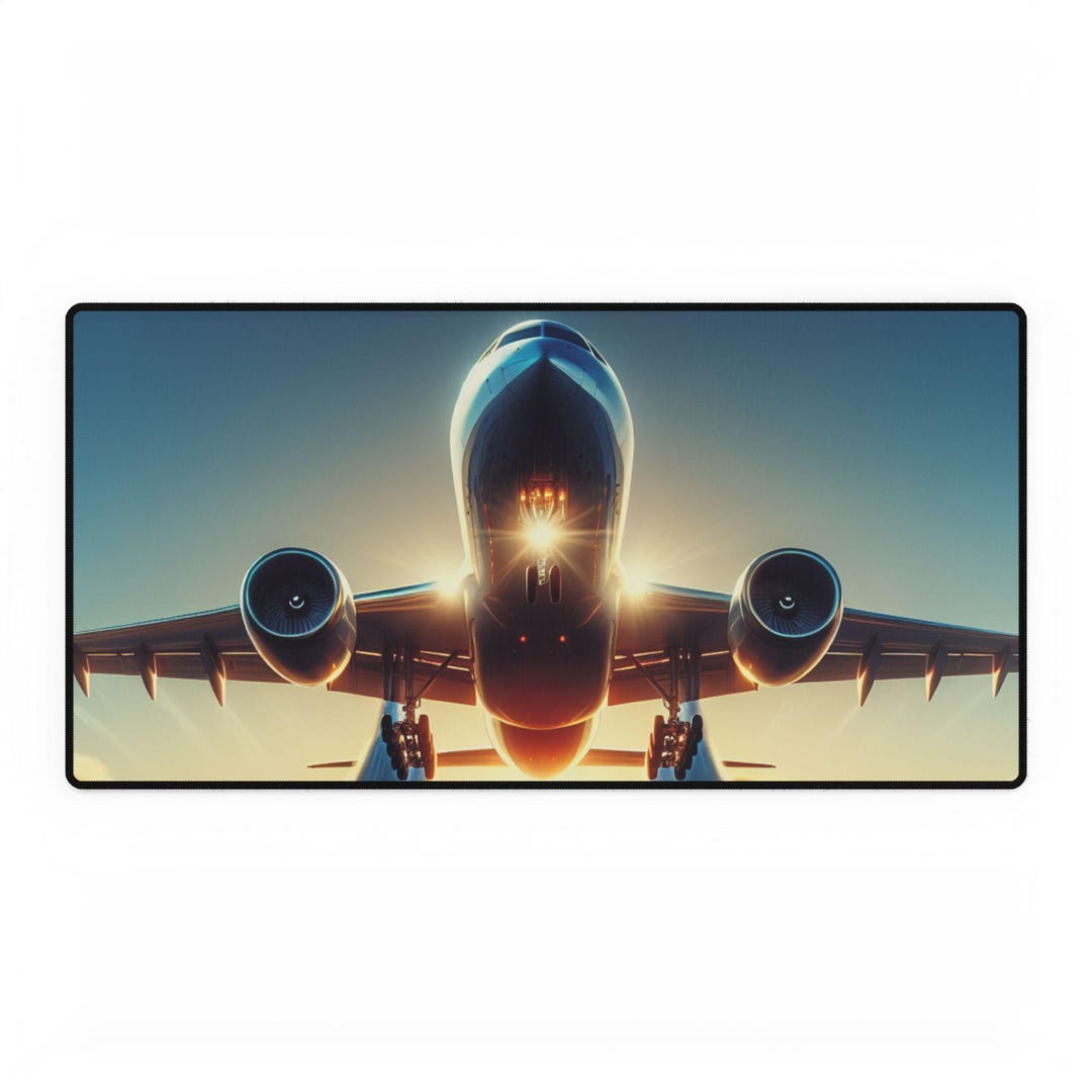 Desk Mat for Aviation Lovers, Plane Desk Accessory, Gift for Pilots ...