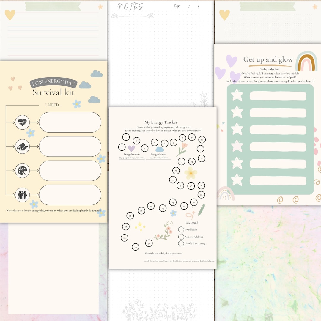 Energy Management Worksheets, Stationery, and Traceable Doodle Notes ...
