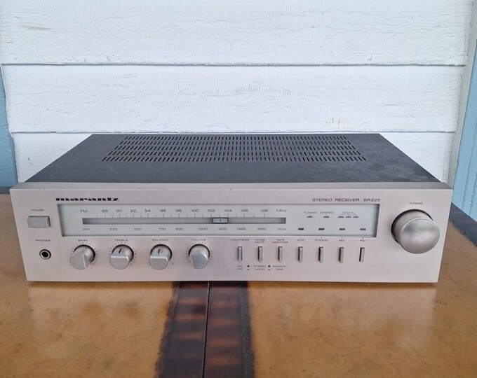 Tested Working Marantz Vintage SR225 Stereo AM/FM Tuner Receiver 1980s ...