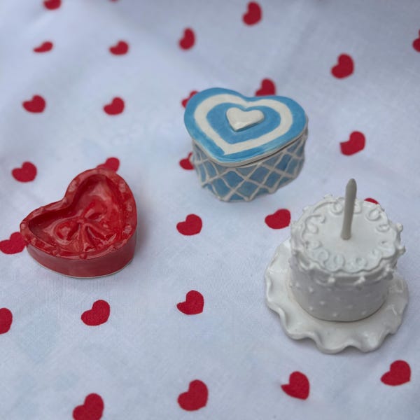 Pottery Trinket Box - Etsy