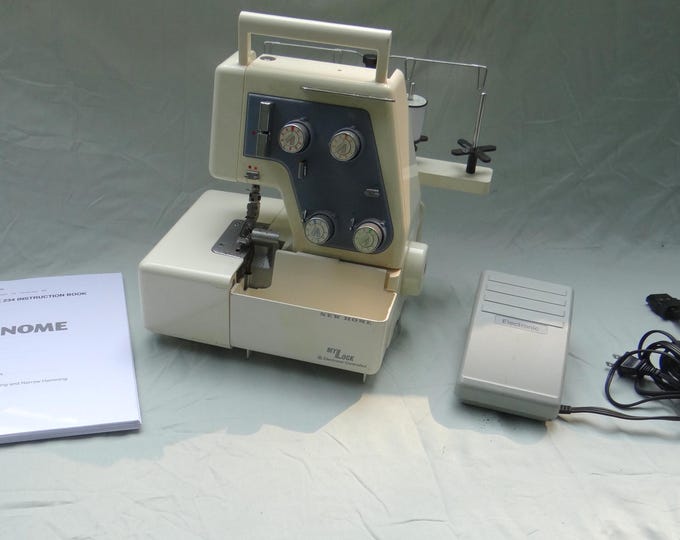 Sewing Machine Serger and Overlock New Home Model My Lock 234 4 Load ...