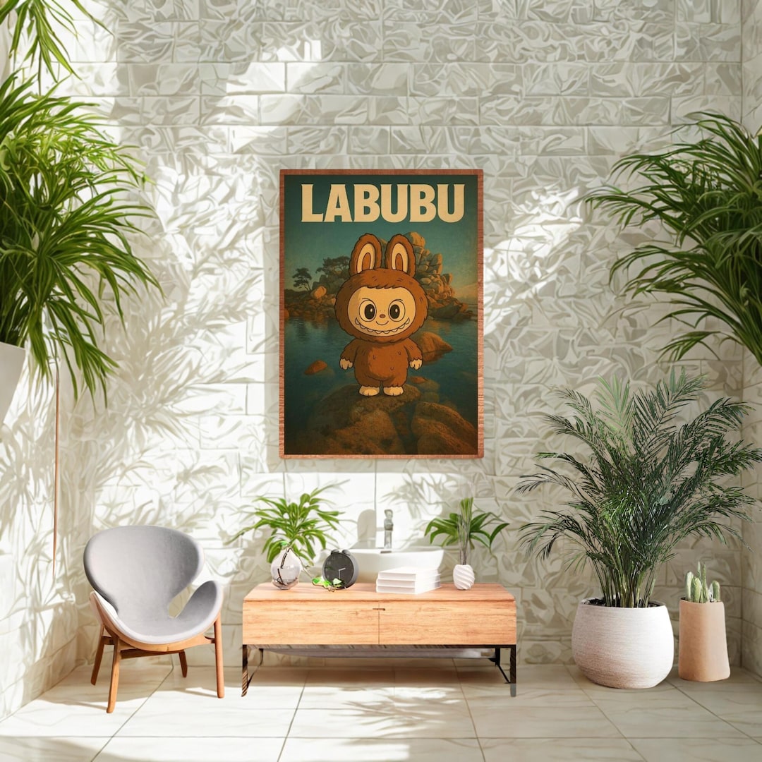Labubu, Labubu Poster, Wall Art, Digital Print, Gift for Her, Vintage ...
