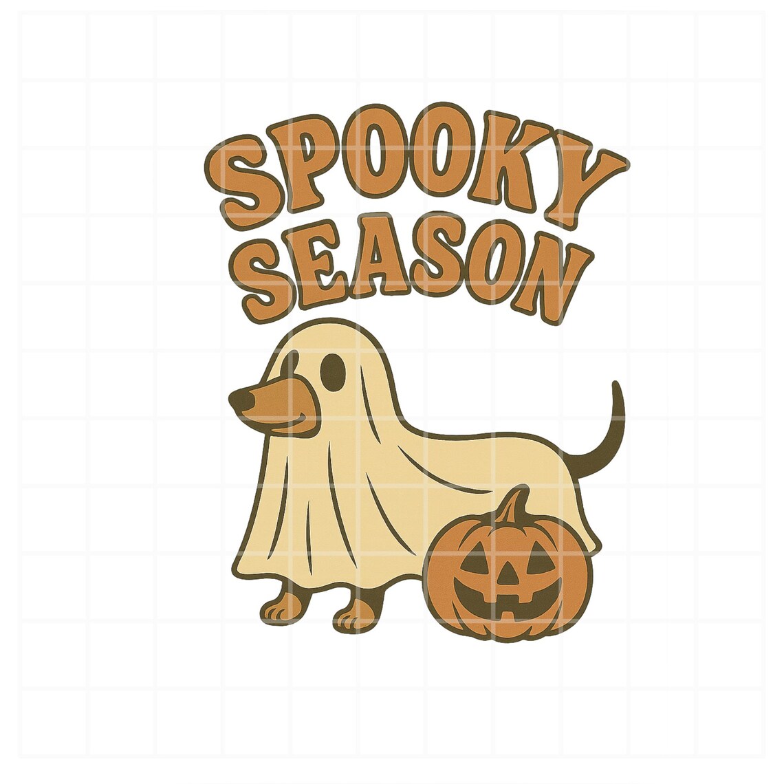 Ghost Dog Halloween PNG: Dachshund Trick or Treat (digital Download) - Etsy