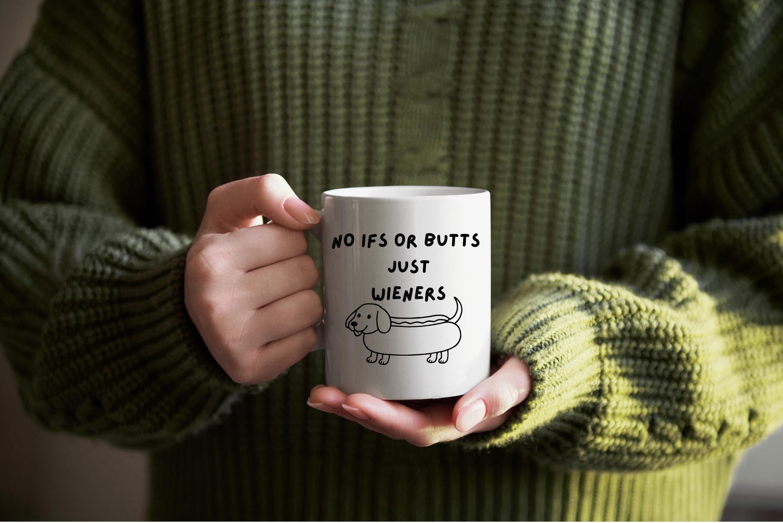 Dachshund SVG: 'no Ifs or Butts Just Wieners' Dog Mom Clipart (digital ...