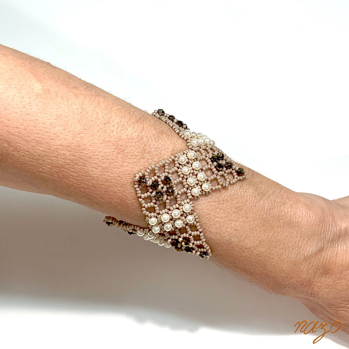 Spanish Lace Bracelet Lace Bracelet Beige Bracelet - Etsy