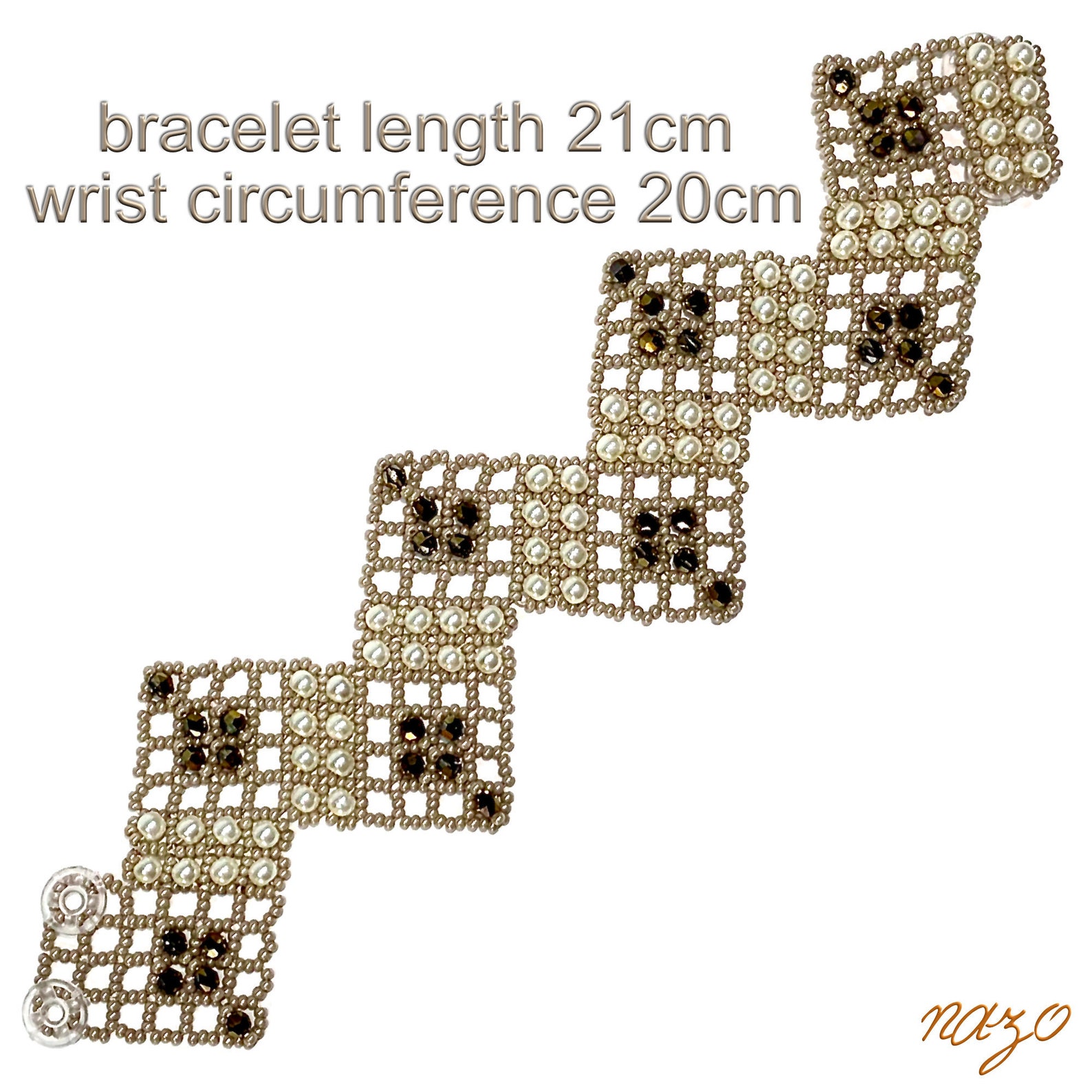 Spanish Lace Bracelet - Lace Bracelet - Beige Bracelet - Beadwoven Cuff ...