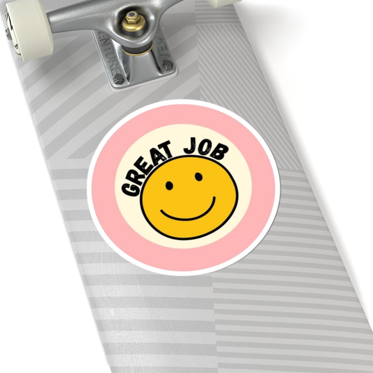 Smiley Face Great Job Kiss-cut Stickers,rewards Sticker Pack, Great Job ...