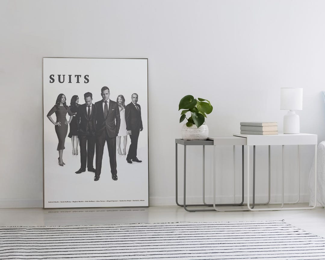 Suits - Tv Series Poster - Tv Series Print - Digital Download - Home ...