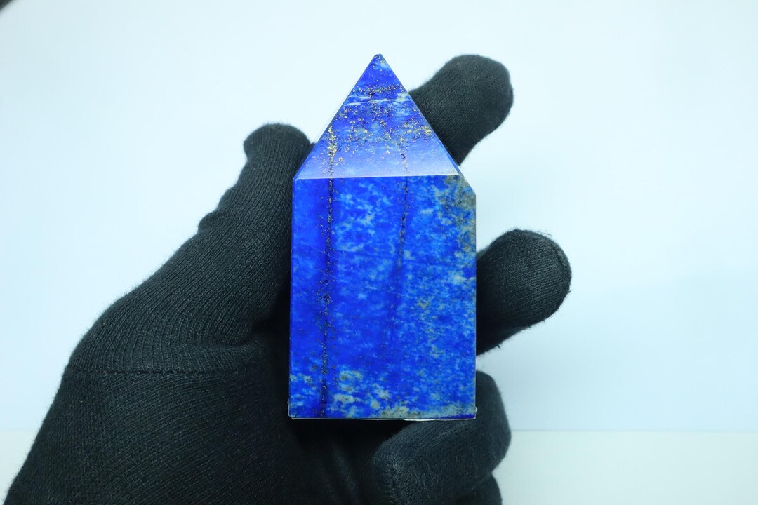 AAA Lapis Lazuli Tower Pyramid Tower Royal Blue Spiritual Decor - Etsy