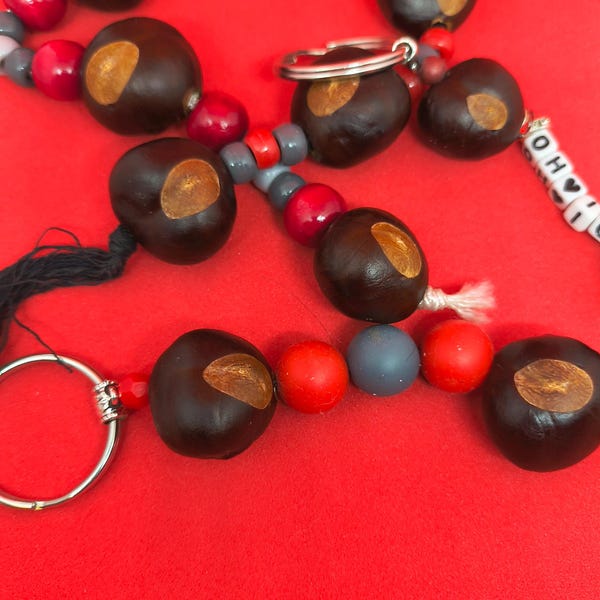 Buckeye Keychain - Etsy
