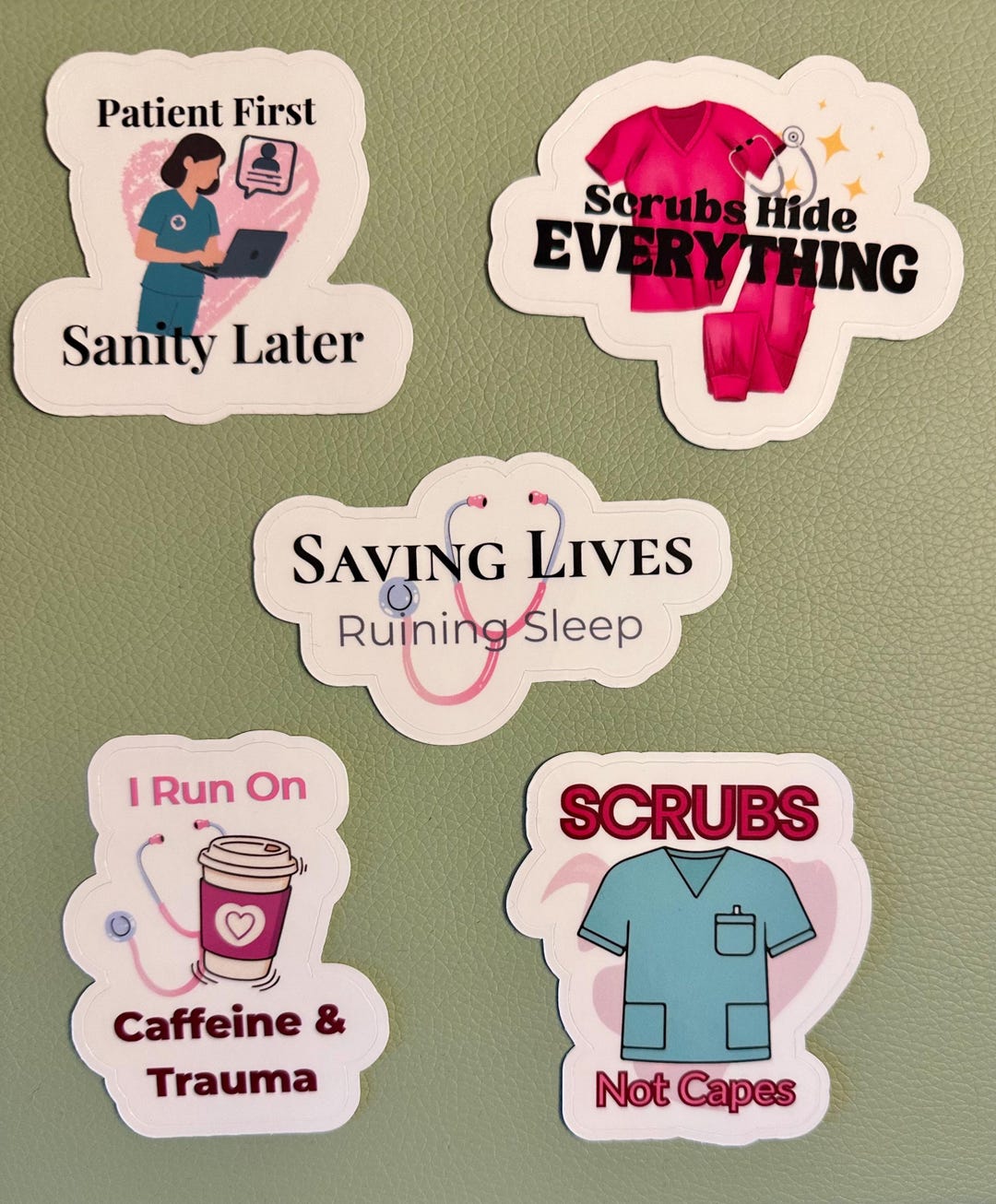 Funny Nurse Sticker Bundle | Nurse Life Stickers | Healthcare Worker ...