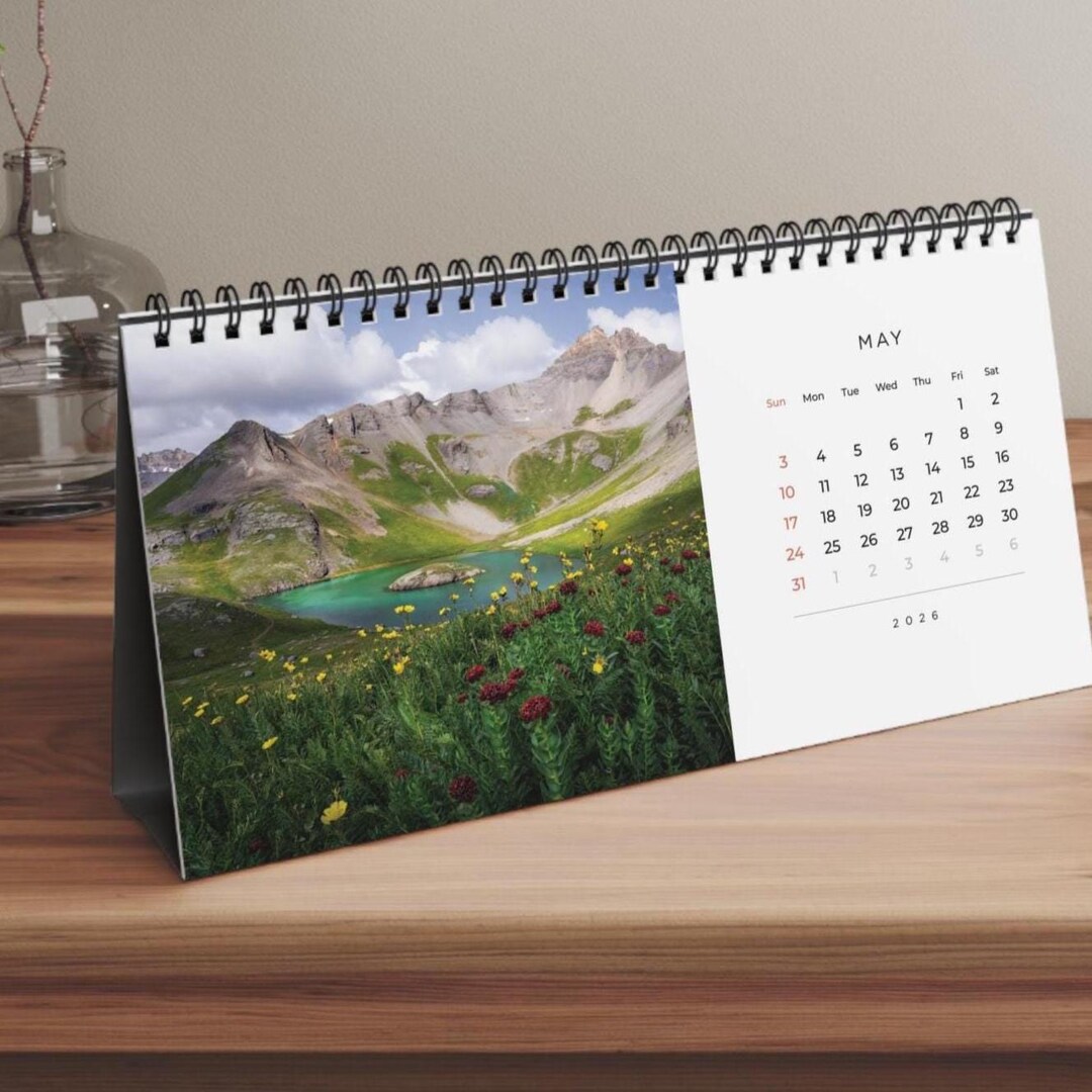 Colorado 2026 Desk Calendar | Rocky Mountains, Wildflowers & Aspen ...