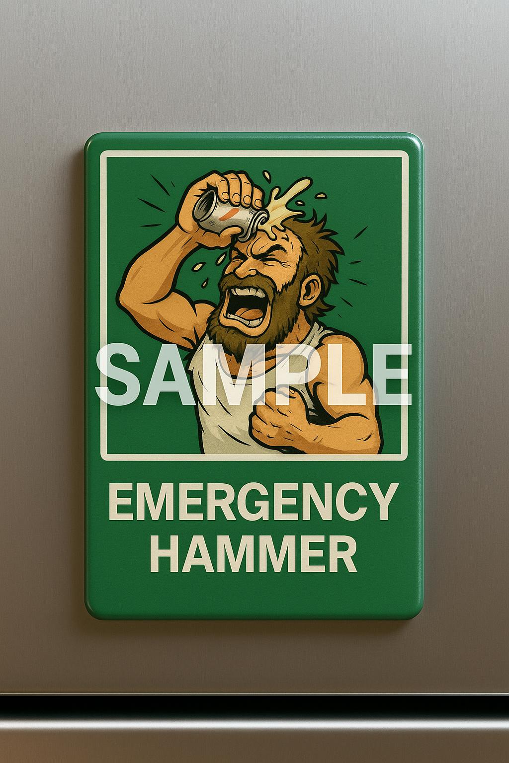 Safety Signs With a Twist "emergency Hammer" SVG File, Digital Download ...