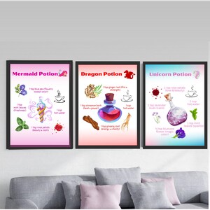 Magic Potion Recipe Cards Printable | Mud Kitchen Recipes | Outdoor ...