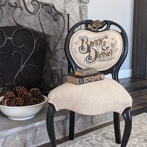 Personalized Anniversary/wedding Chair - Etsy