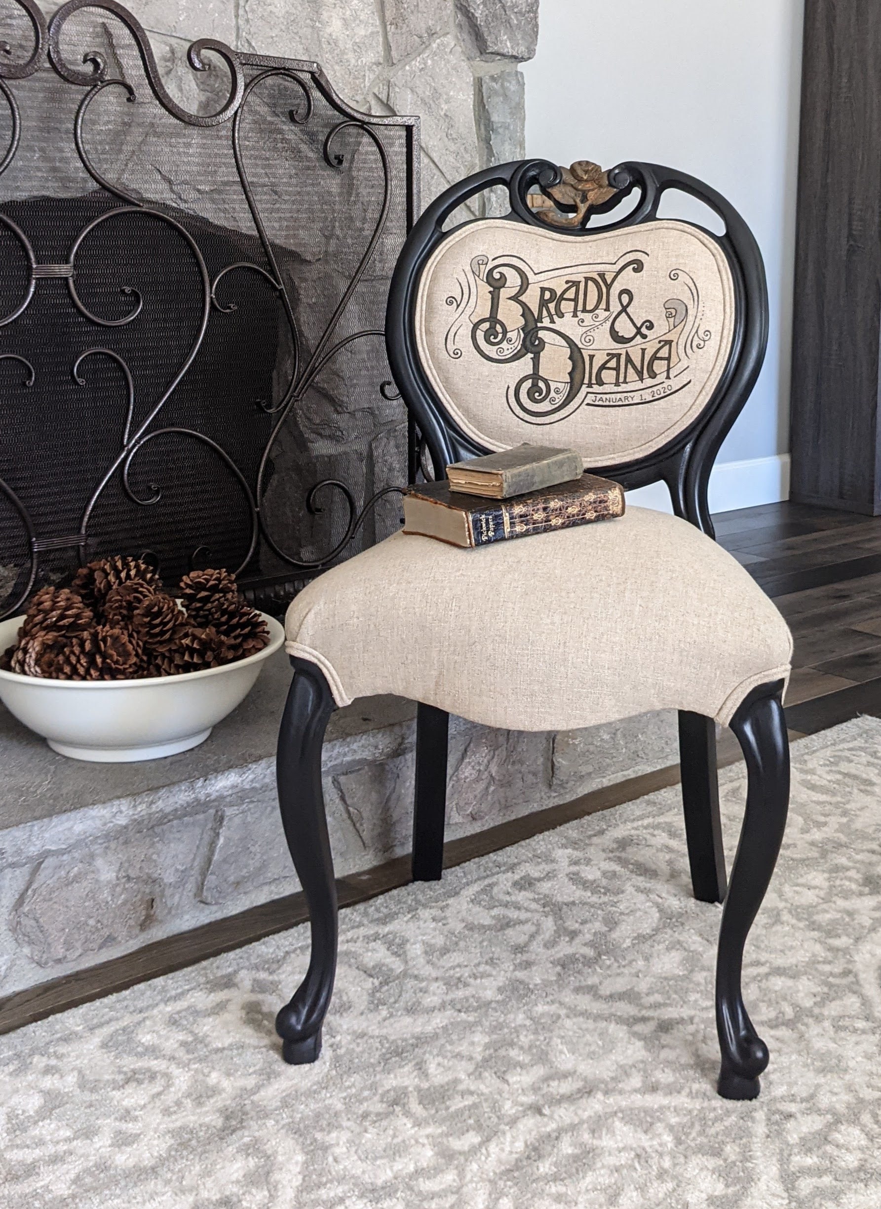 Personalized Anniversary/wedding Chair - Etsy