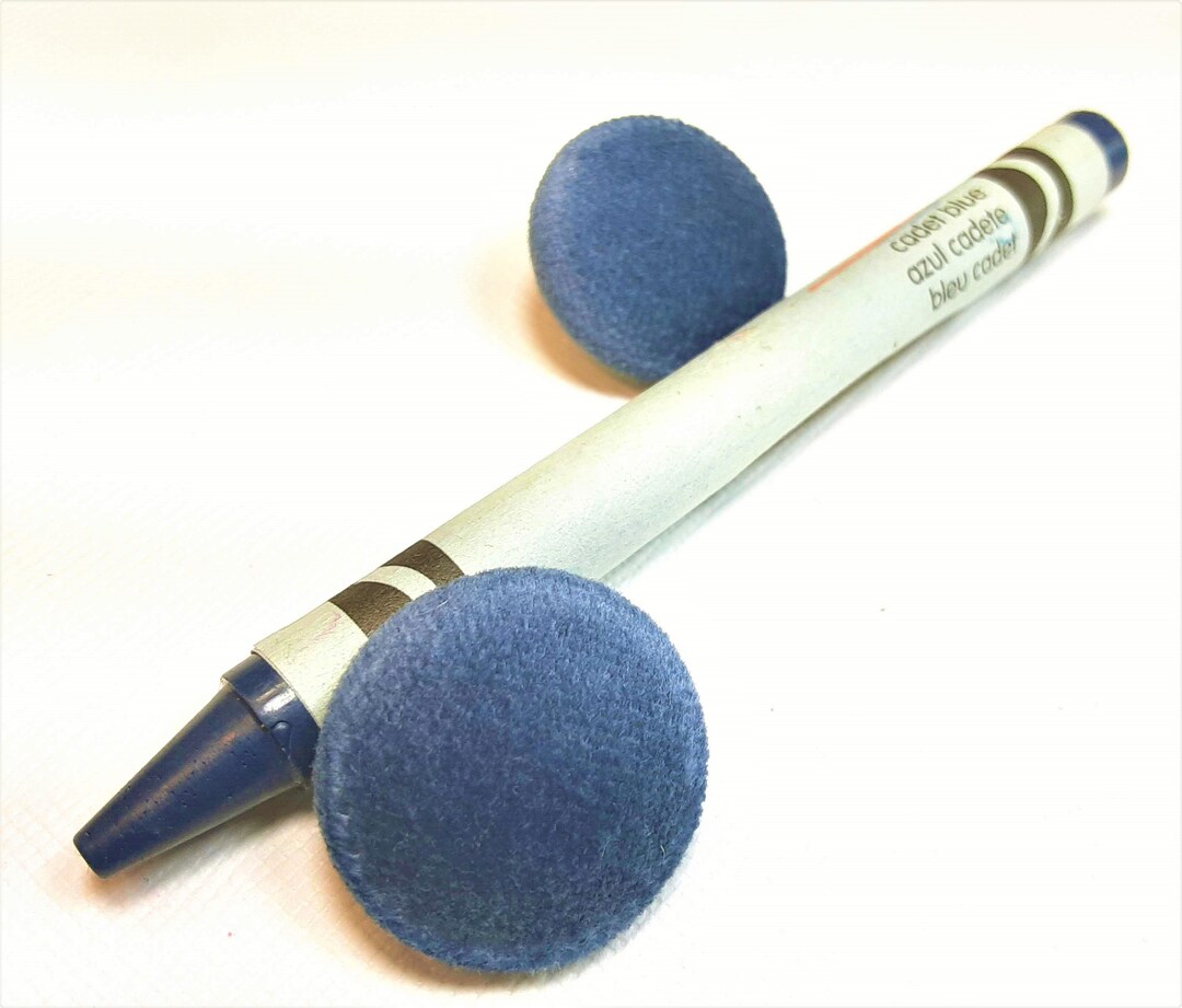 Blue Velvet Buttons With Shank - Etsy