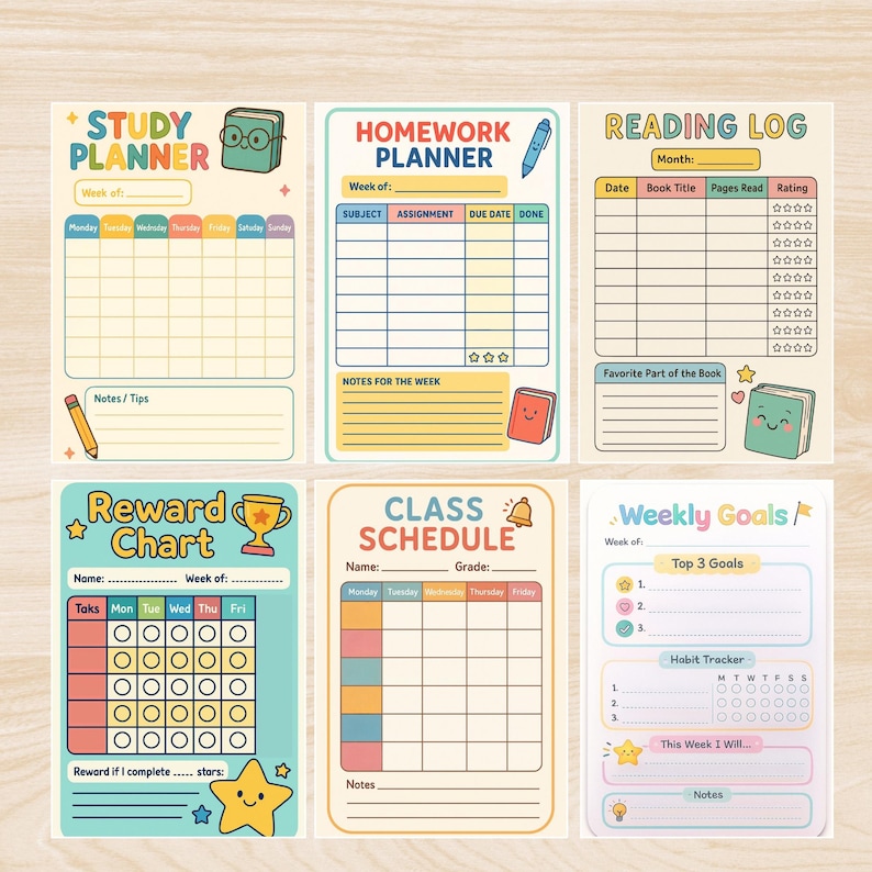 Kids Growth Bundle , 2026 Kids Planner, Growth Mindset , Critical ...