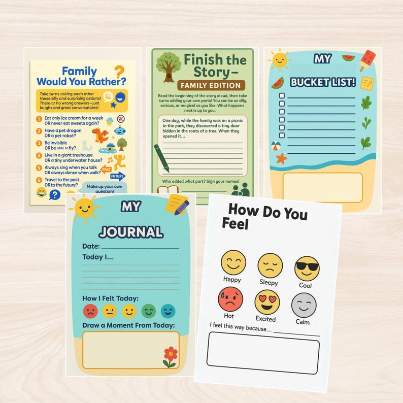 Kids Activity & Language Learning Printables, Games, Drawing (PDF ...
