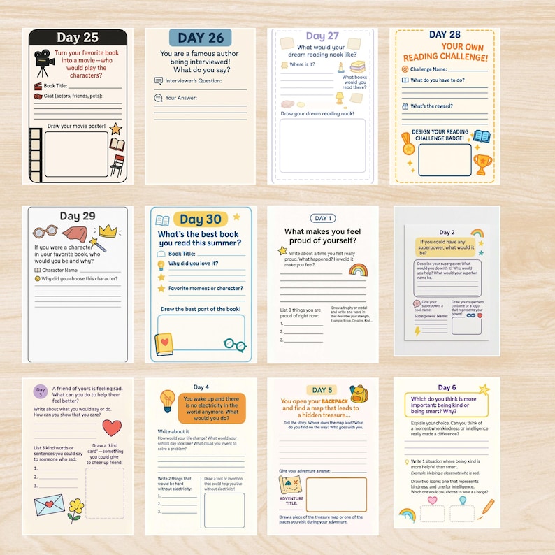 90 Writing Prompts for Kids: Imagination Journal Exercises (PDF ...