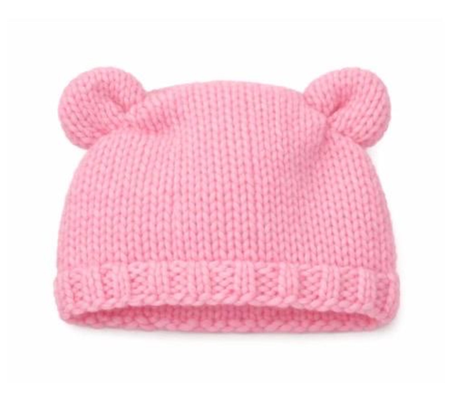 Preemie Bear Ear Hat Knitting Pattern – Beginner Baby Beanie PDF ...