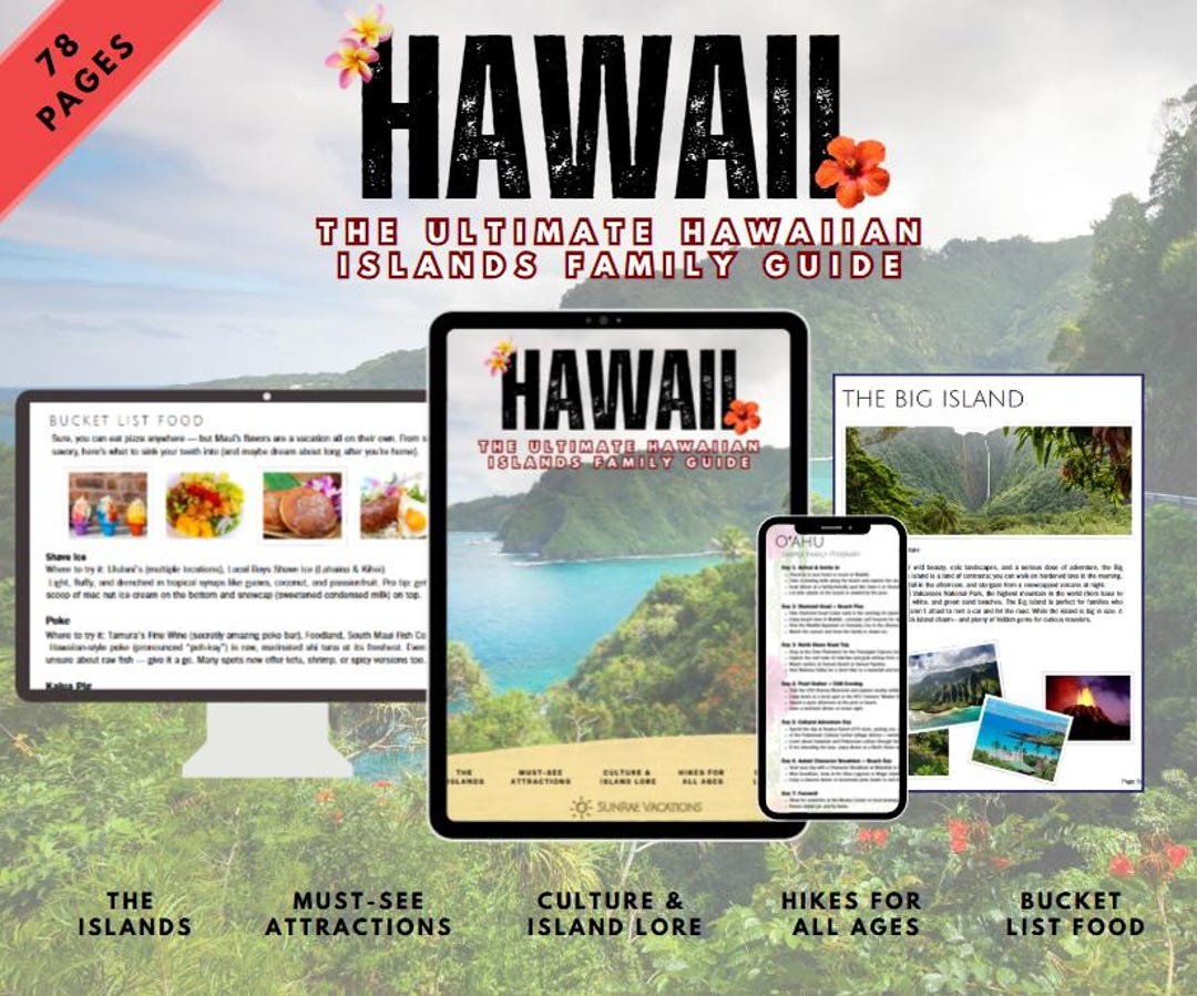 The Ultimate Hawaiian Islands Guide - Etsy