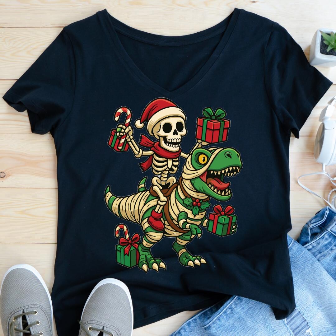 Skeleton Mummy Dinosaur T-rex PNG: Halloween Sublimation Design - Etsy