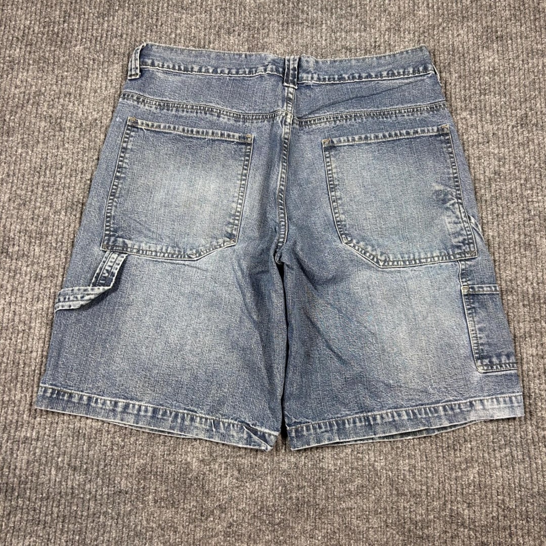Y2K College Inn Men's Blue Denim Carpenter Shorts Size 36 Skater ...