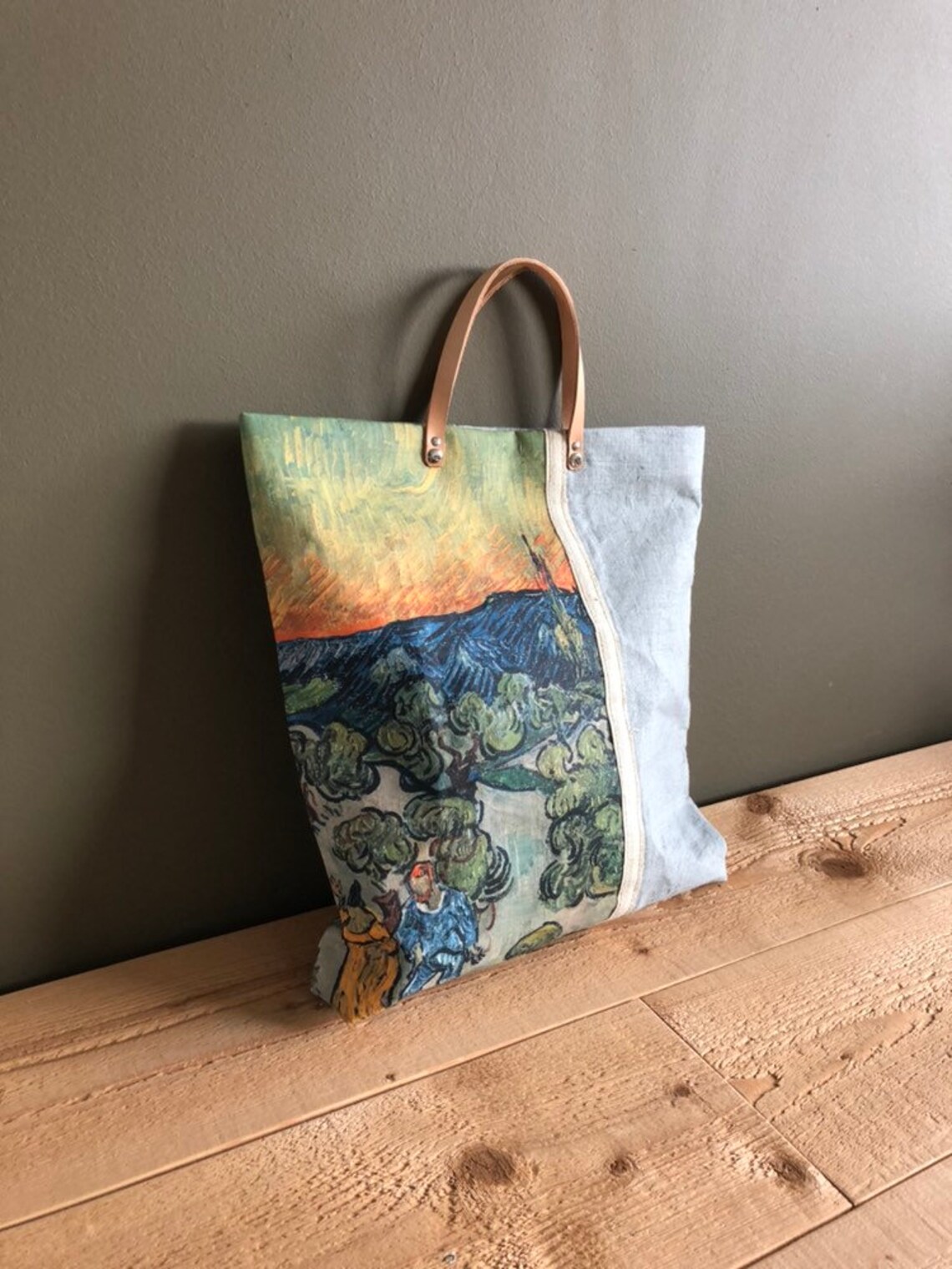 Van Gogh Tote Art Print Bag Painting Tote Purse Canvas Tote Bag Van ...