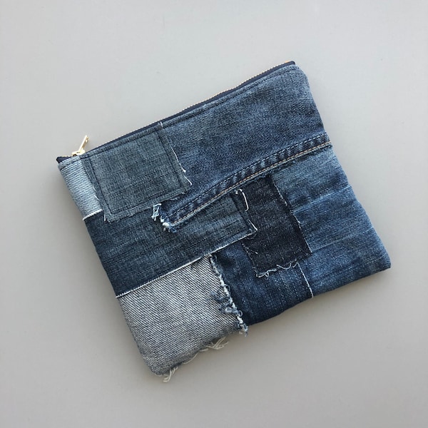 Denim Pouch - Etsy