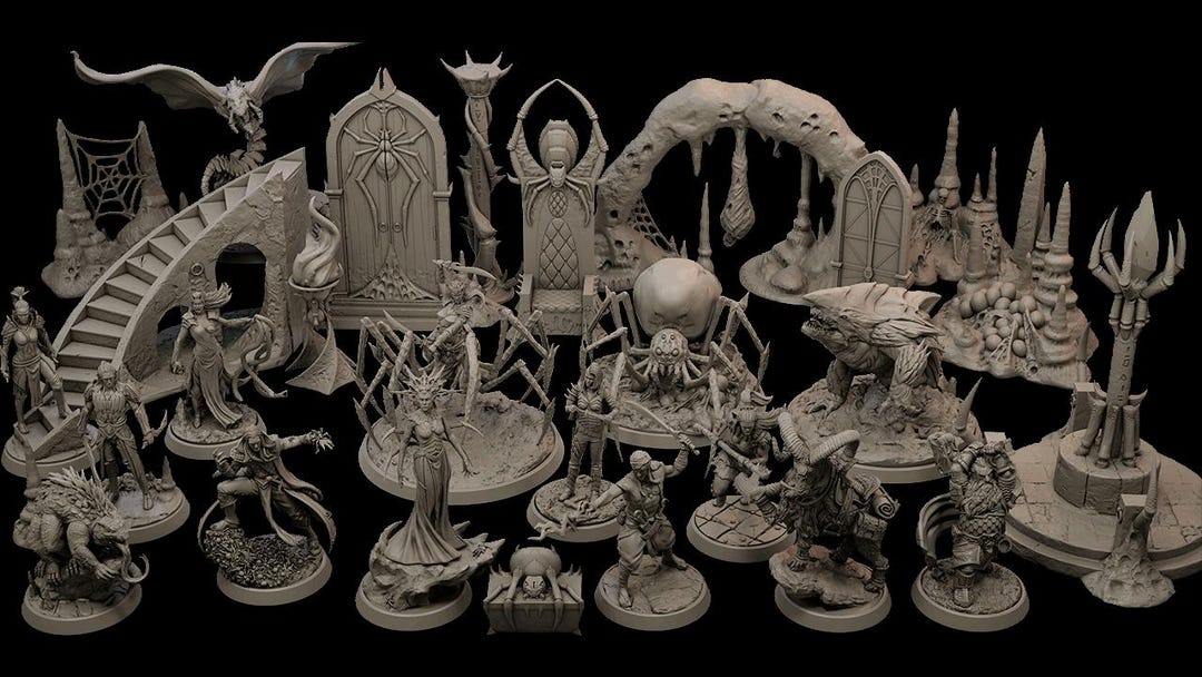 Underdark Expedition Miniatures - Etsy