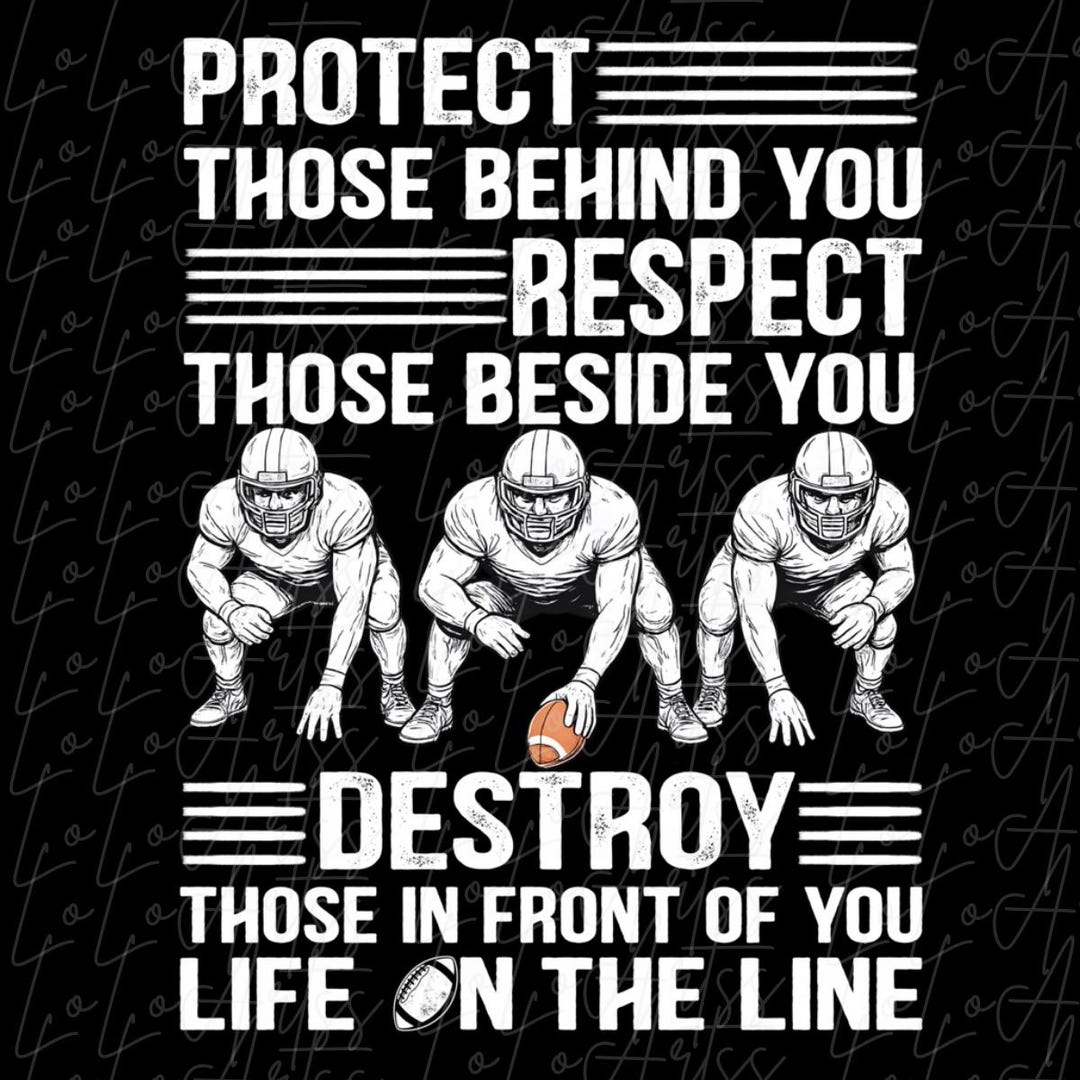 Vintage Protect Respect Destroy PNG, Offensive Lineman Football Shirt ...