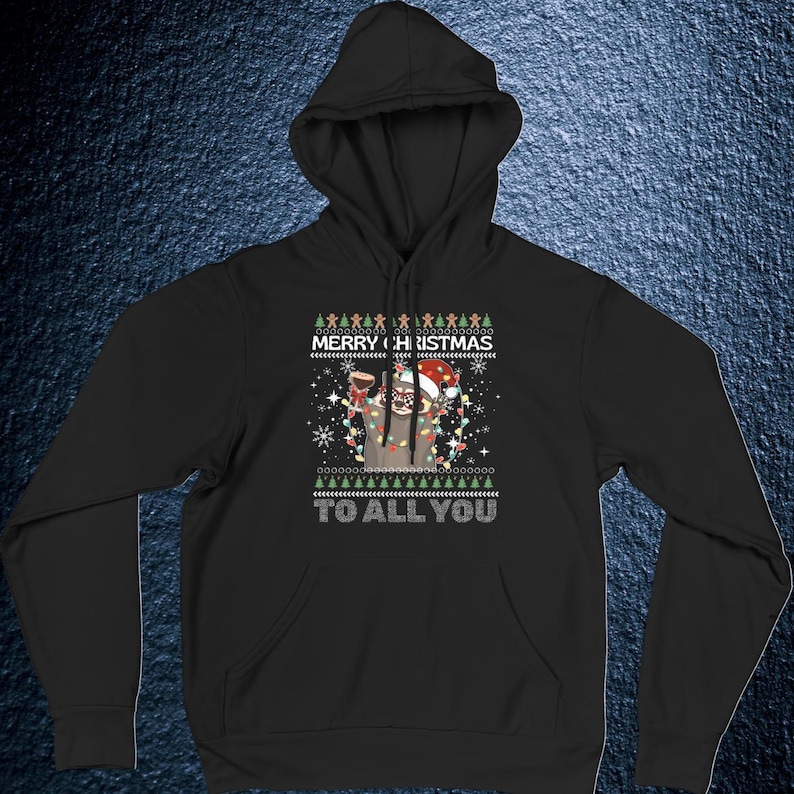 Funny Christmas Raccoon PNG | Holiday Meme T-shirt Design (digital ...