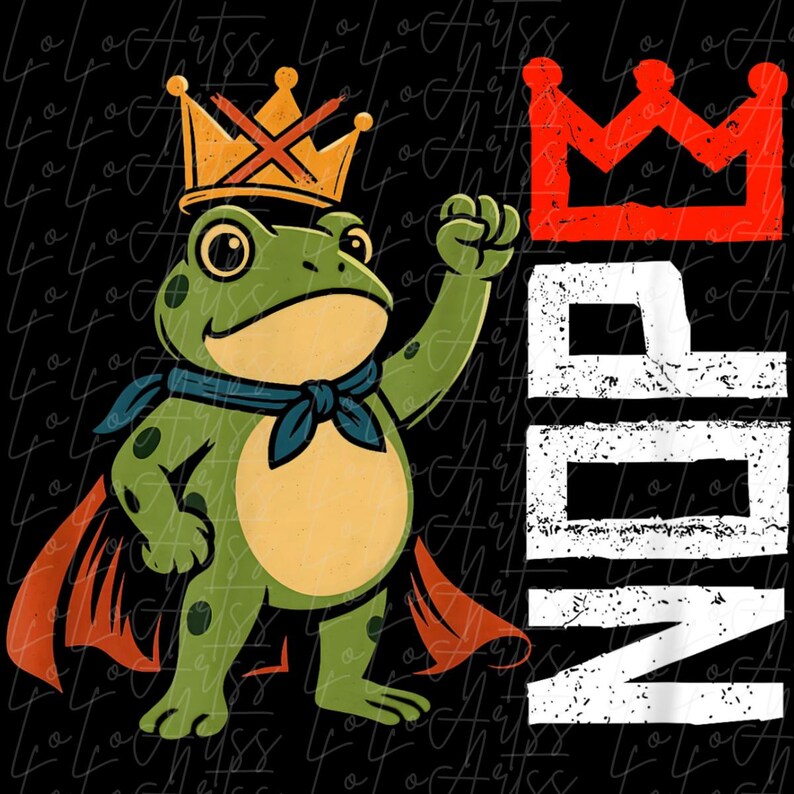Funny Portland Frog Hop Protest PNG | No Kings Toad Retro Political ...