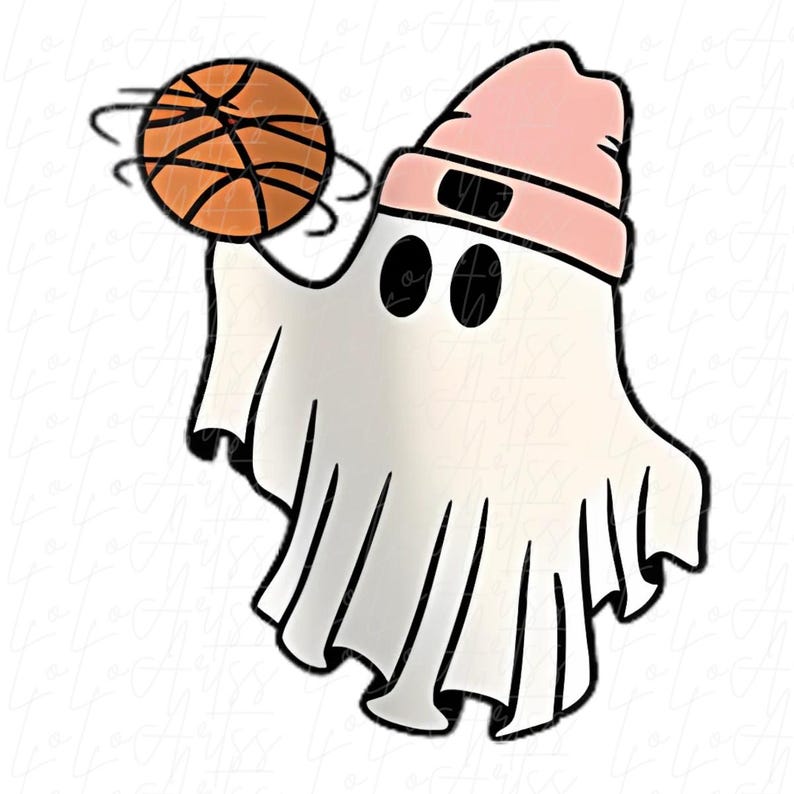 Ghost Playing Sports PNG, Halloween Baseball Football Basketball Soccer ...