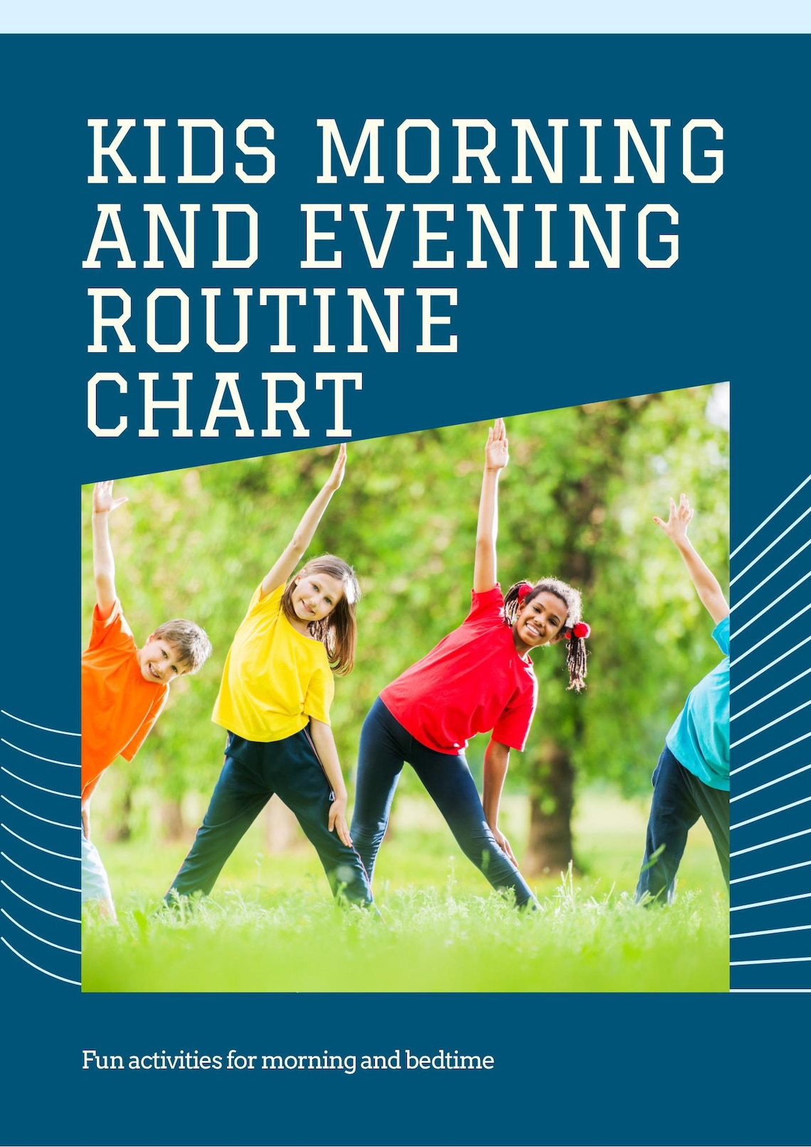 Printable Kids Routine Chart | Morning and Bedtime Checklist for Kids ...